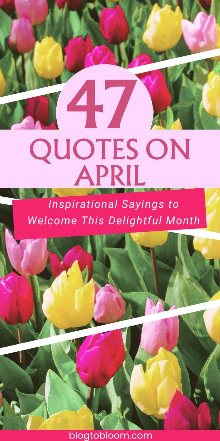 47 Quotes on April to Welcome Spring and Be Inspired